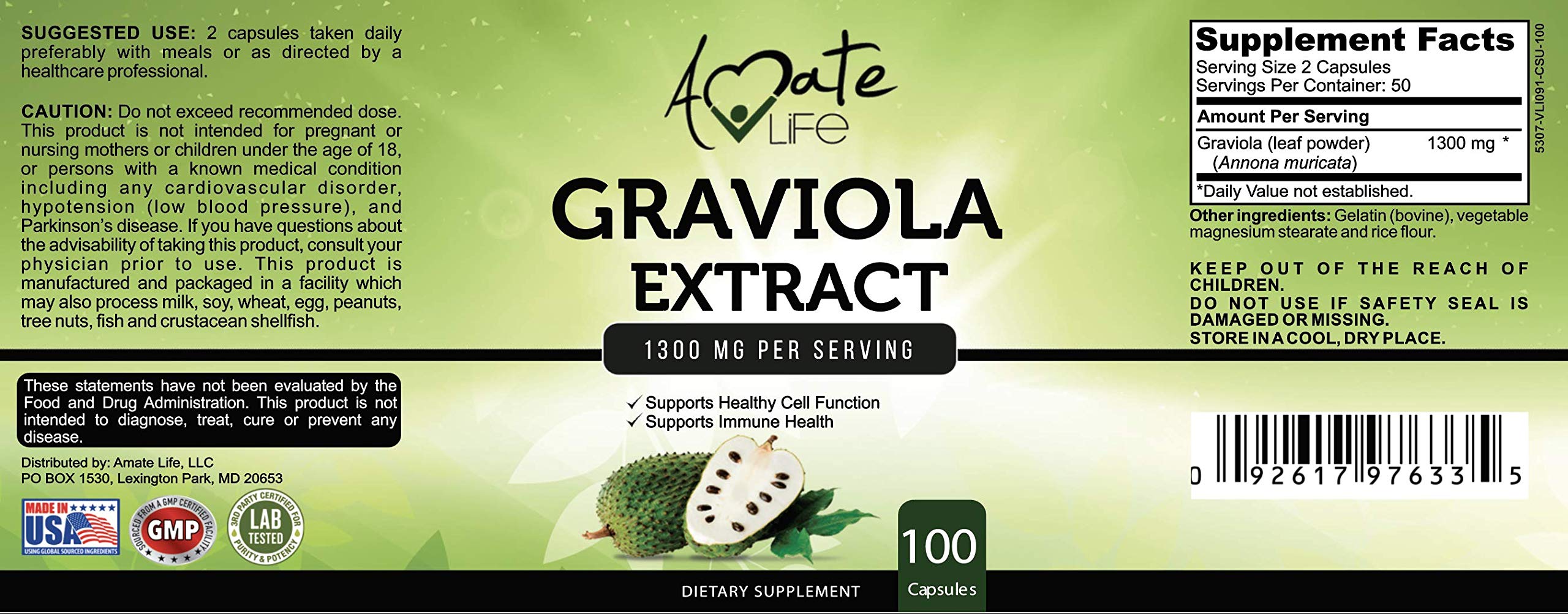Amate Life graviola for daily health