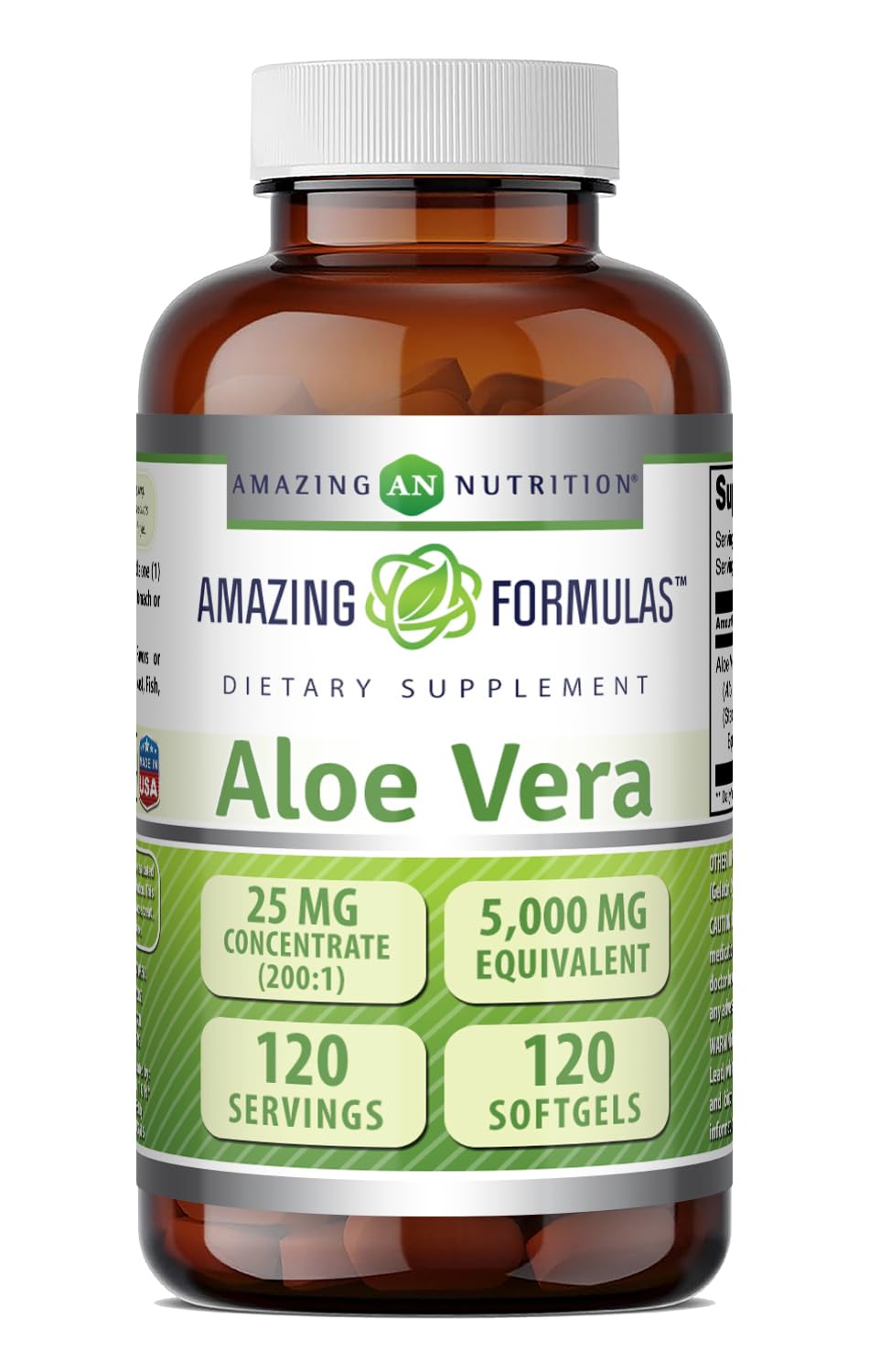 Amazing Formulas aloe vera softgels