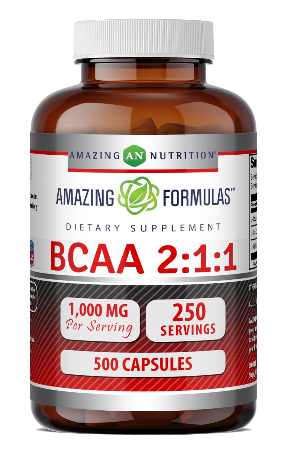 Amazing Formulas BCAA capsules for muscle recovery