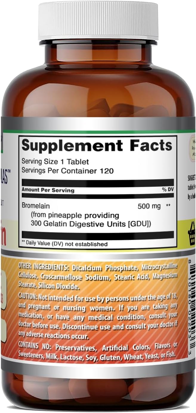 Amazing Formulas Bromelain enzyme benefits