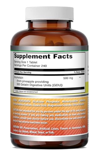 Amazing Formulas bromelain enzyme benefits