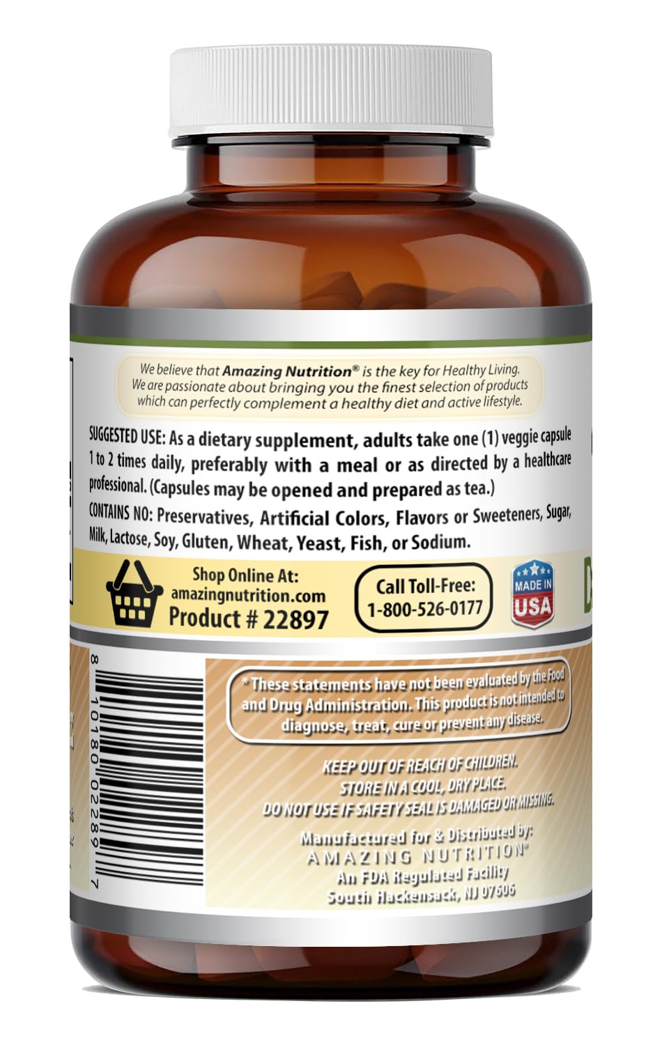 Amazing Formulas dandelion capsules