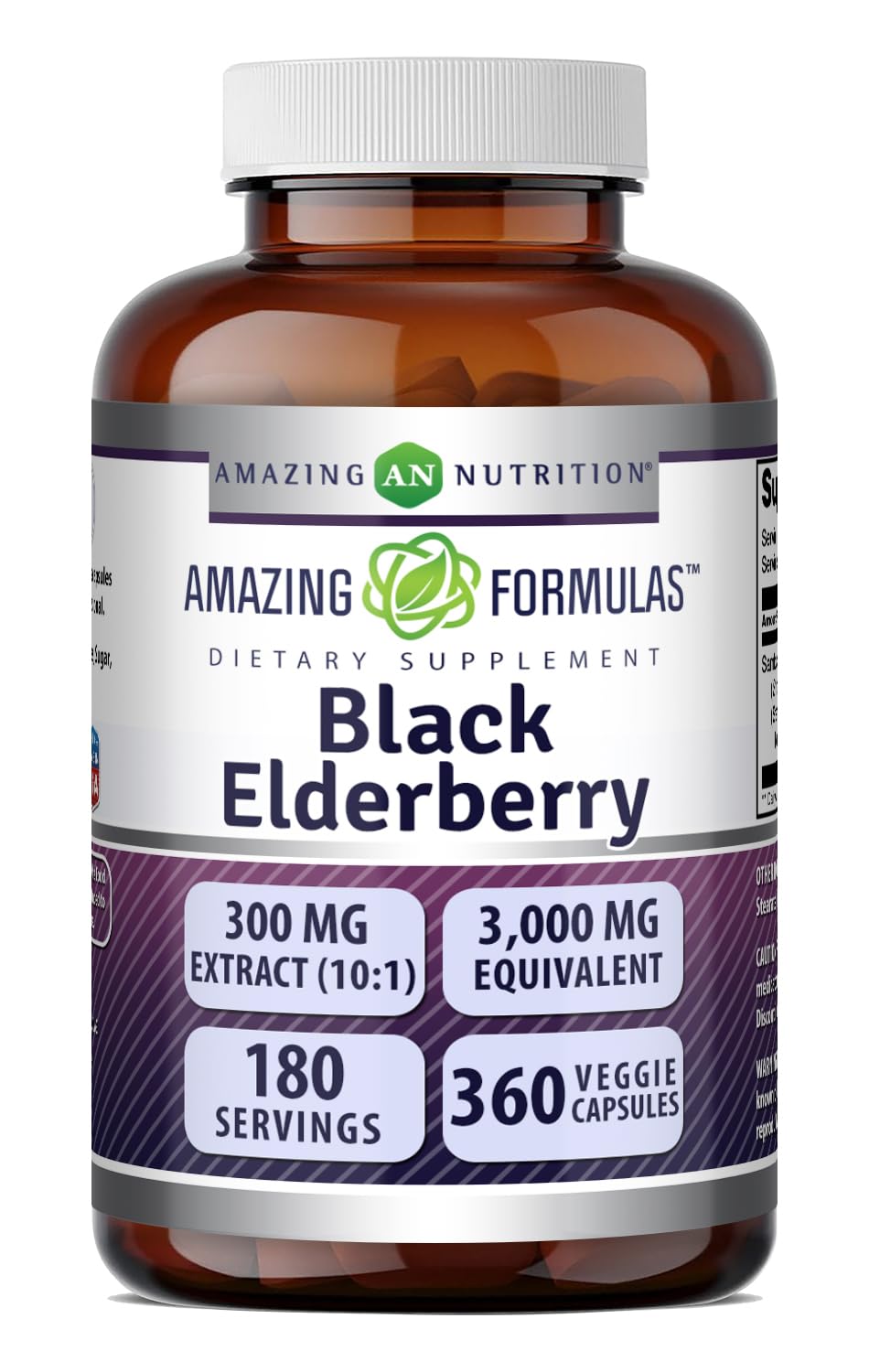 Amazing Formulas elderberry extract capsules