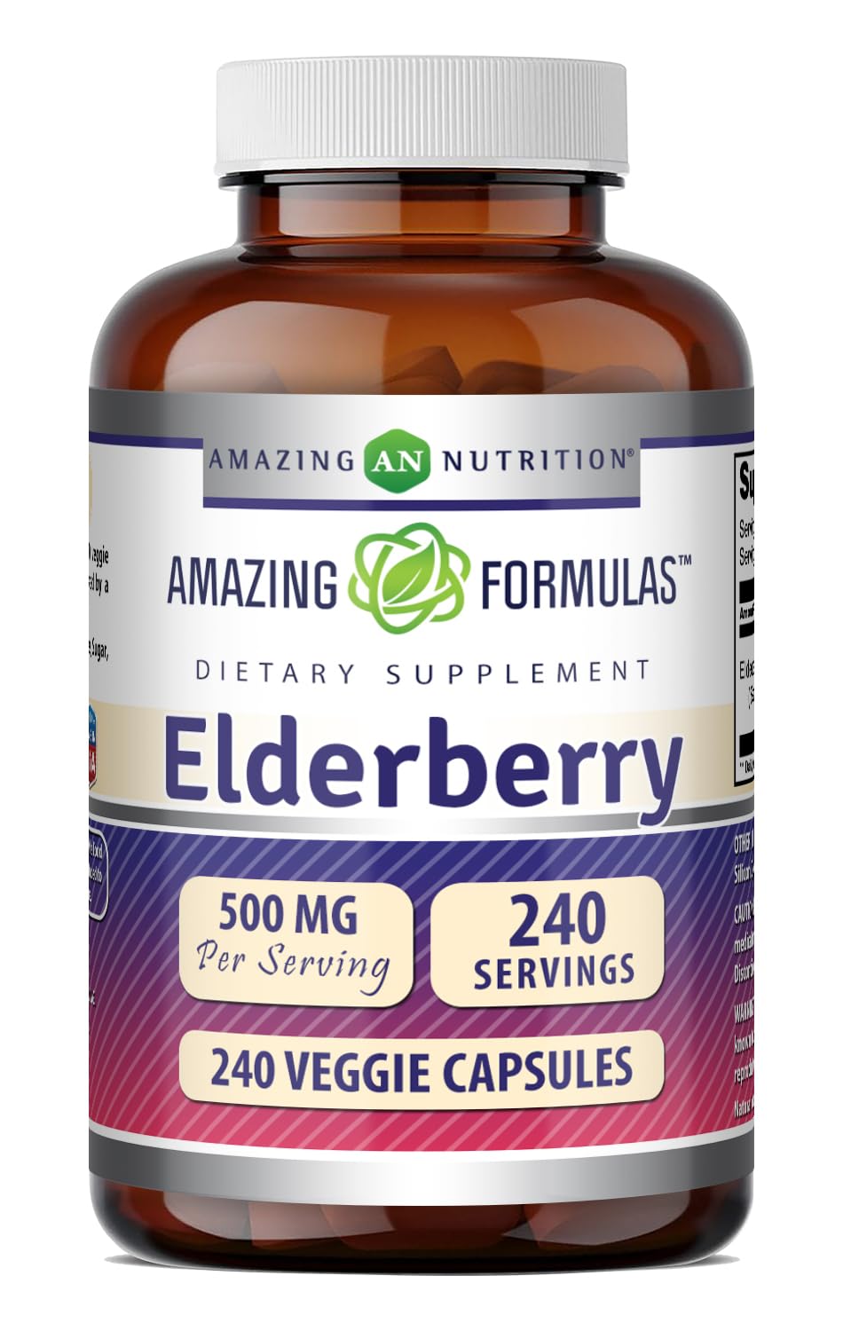 Amazing Formulas elderberry immune support capsules