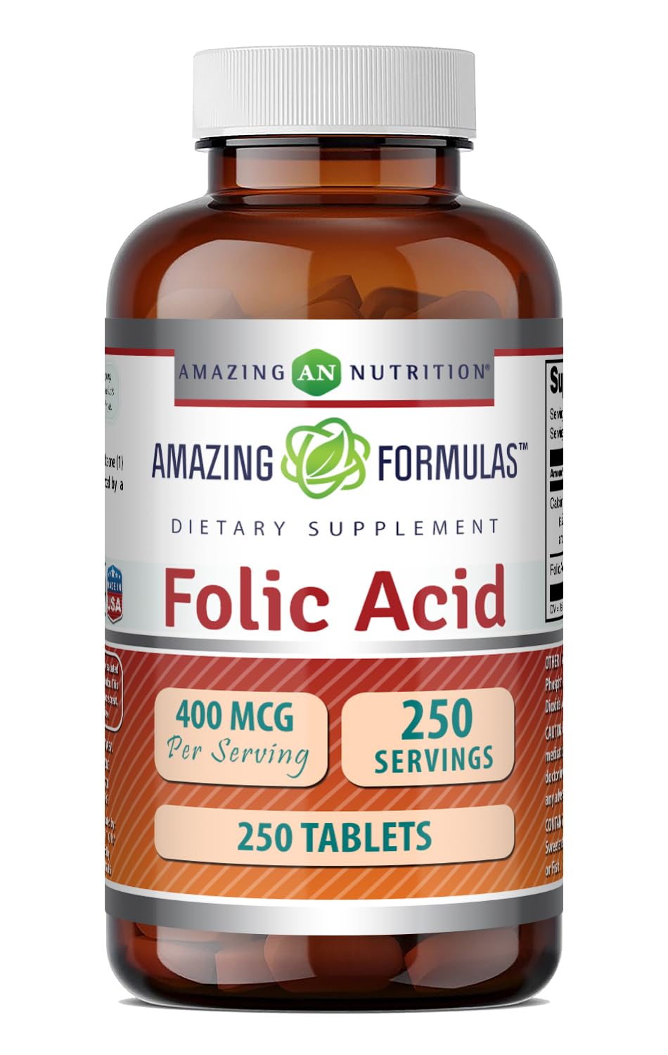 Amazing Formulas folic acid tablets