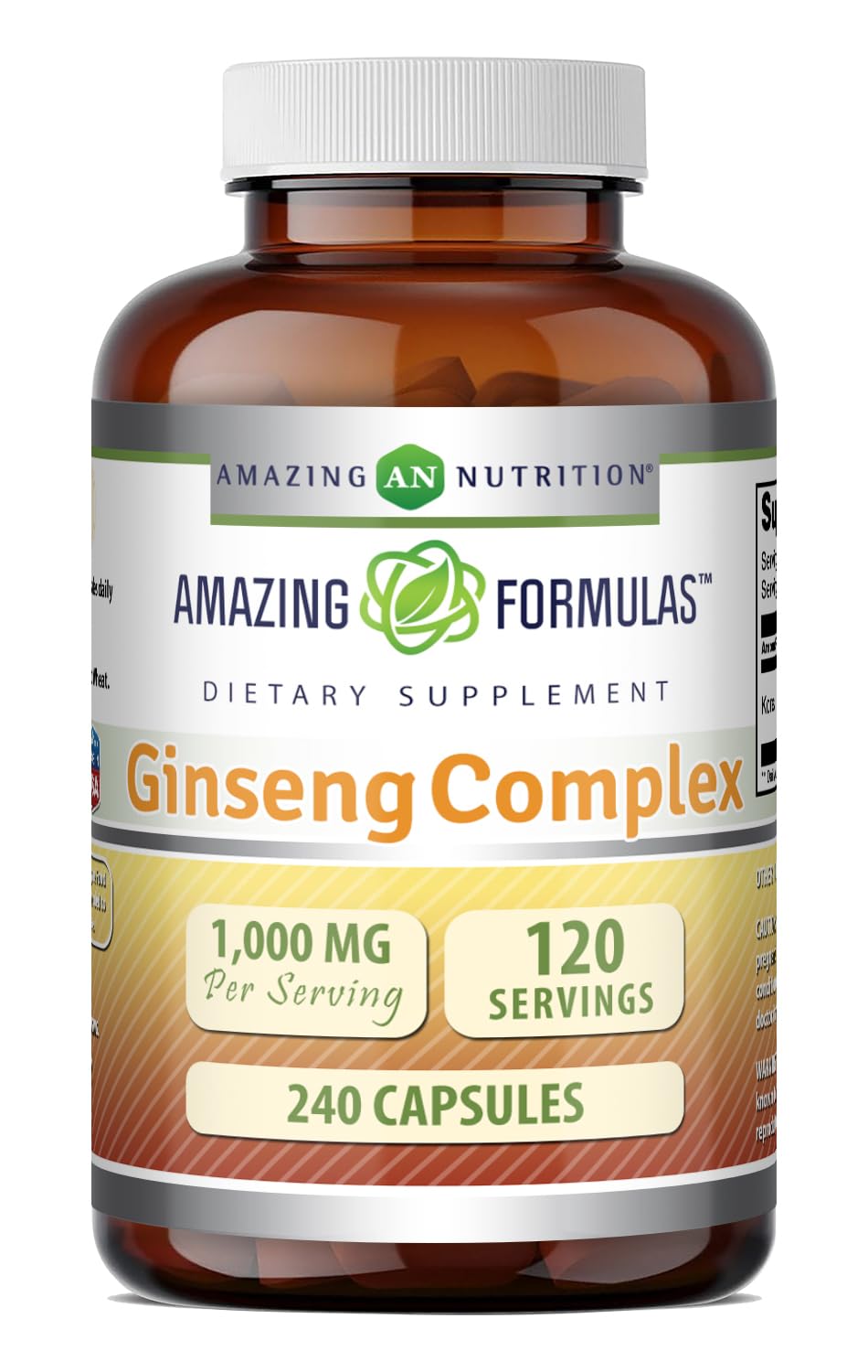 Amazing Formulas Ginseng Complex benefits