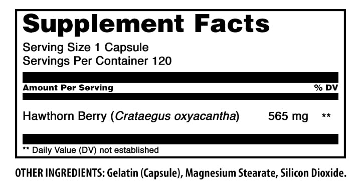 Amazing Formulas hawthorn extract benefits