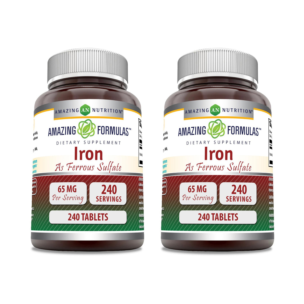 Amazing Formulas iron supplement tablets