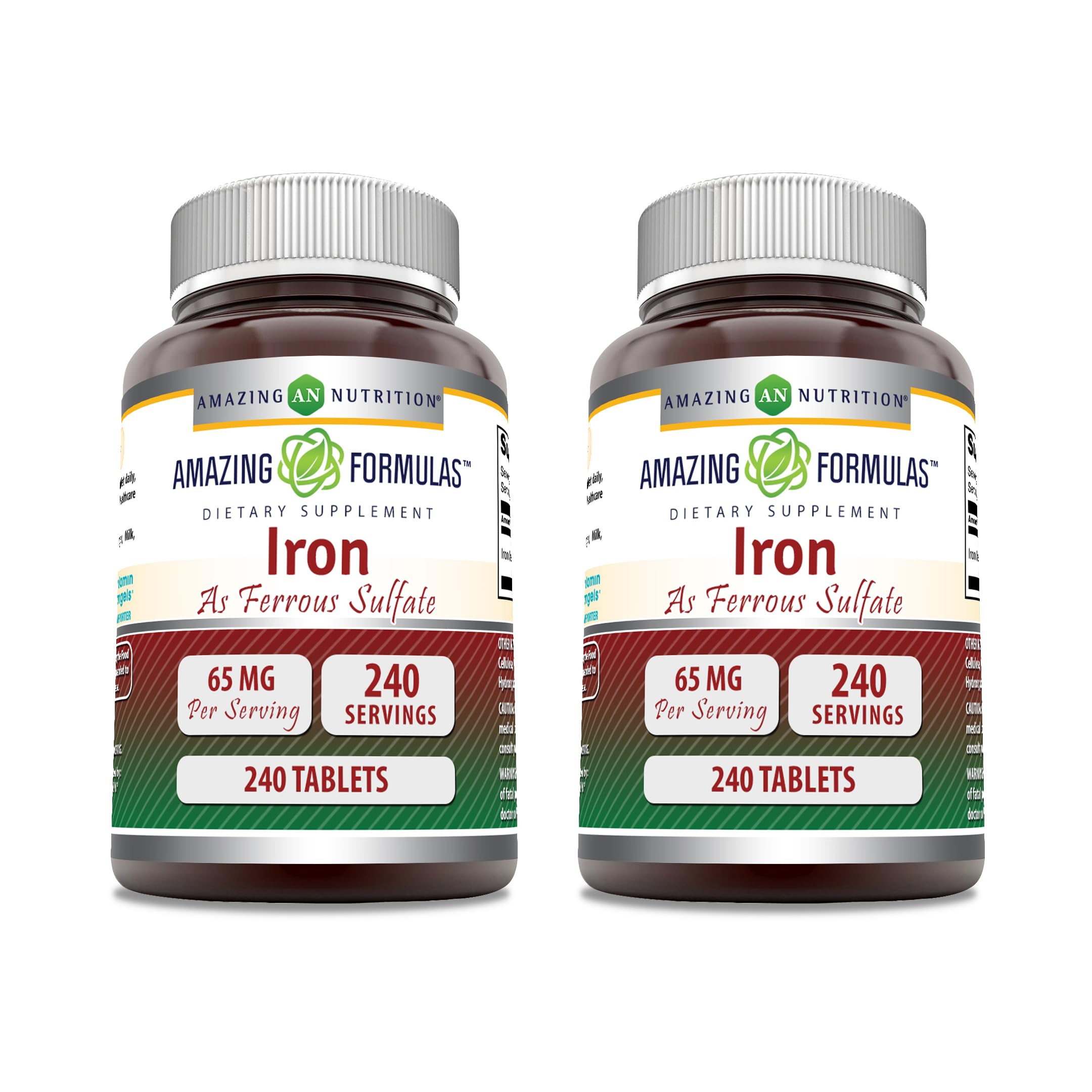 Amazing Formulas iron supplement tablets