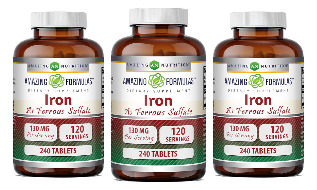 Amazing Formulas iron supplement tablets