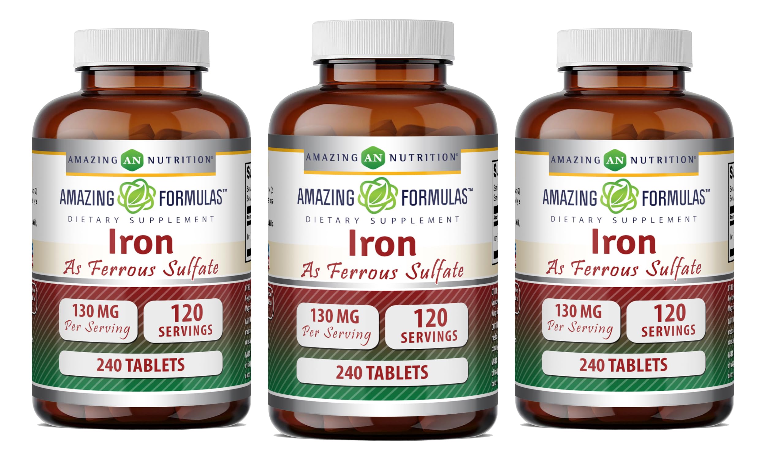 Amazing Formulas iron supplement tablets