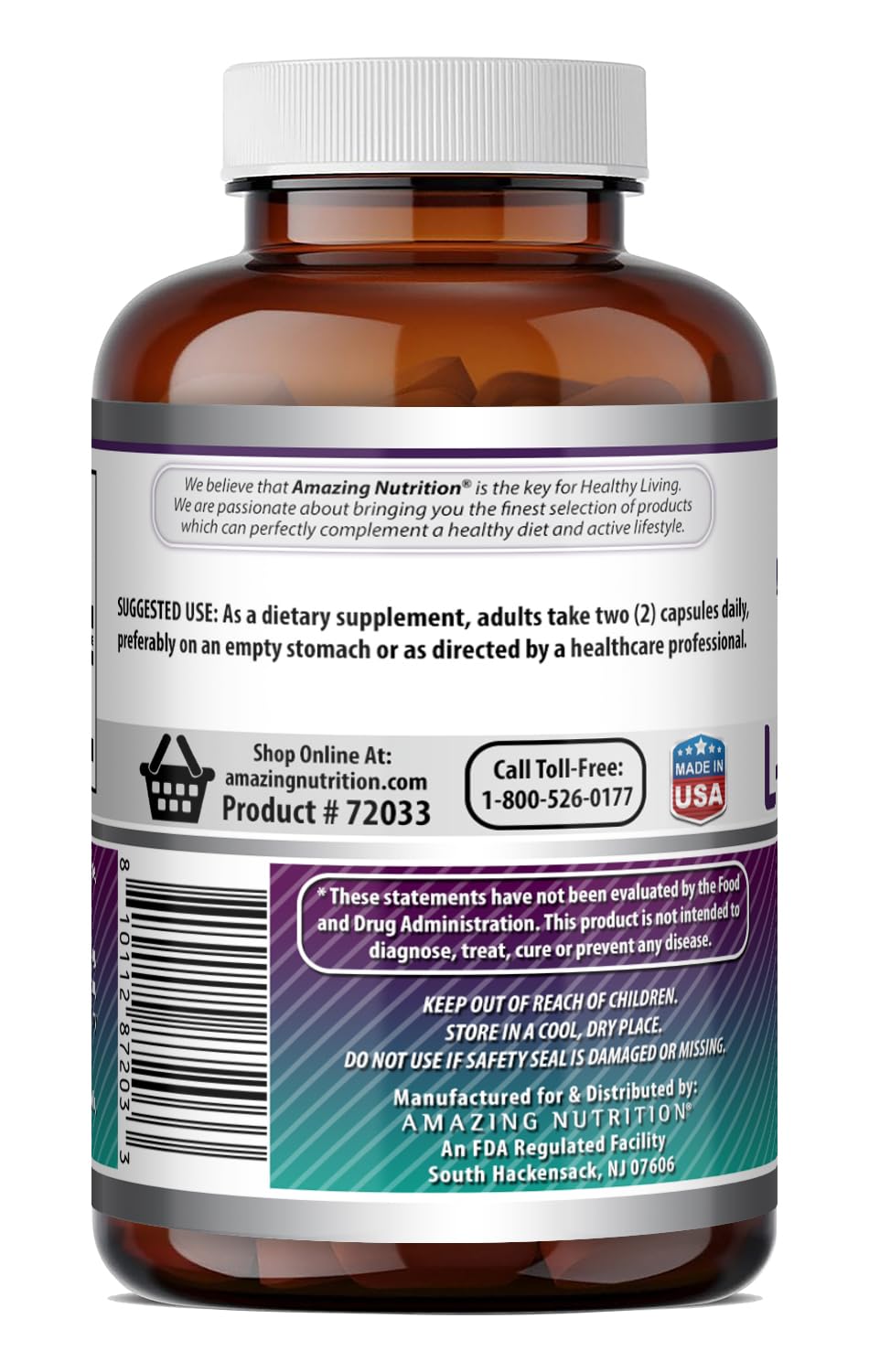 Amazing Formulas L-Methionine capsules