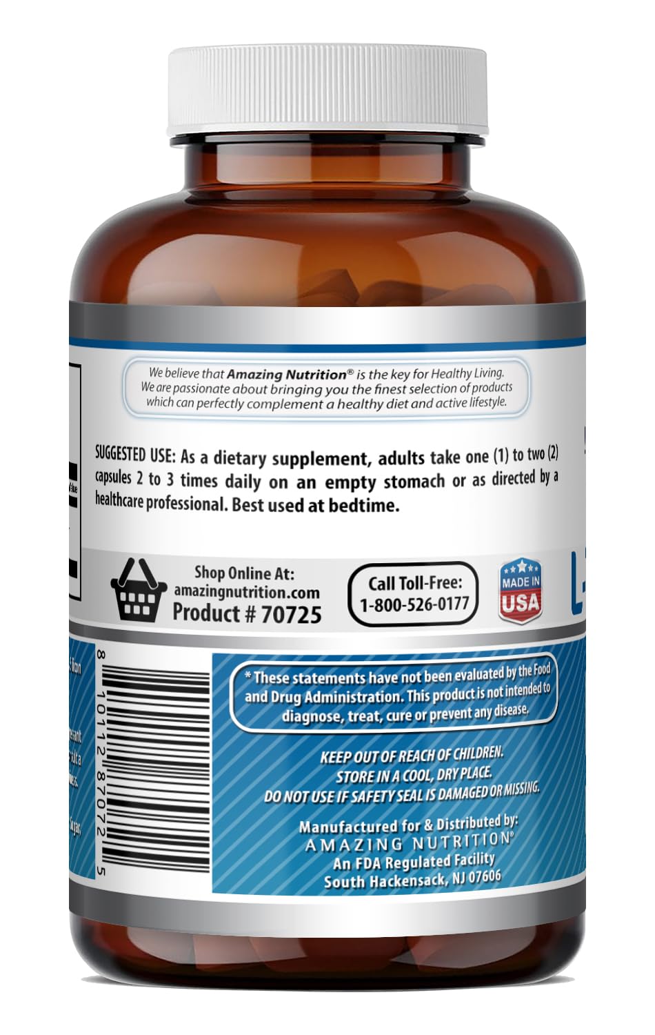 Amazing Formulas L-Tryptophan benefits