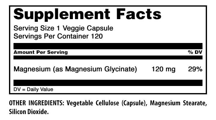 Amazing Formulas magnesium veggie capsules