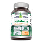 Amazing Formulas melatonin chewable tablets
