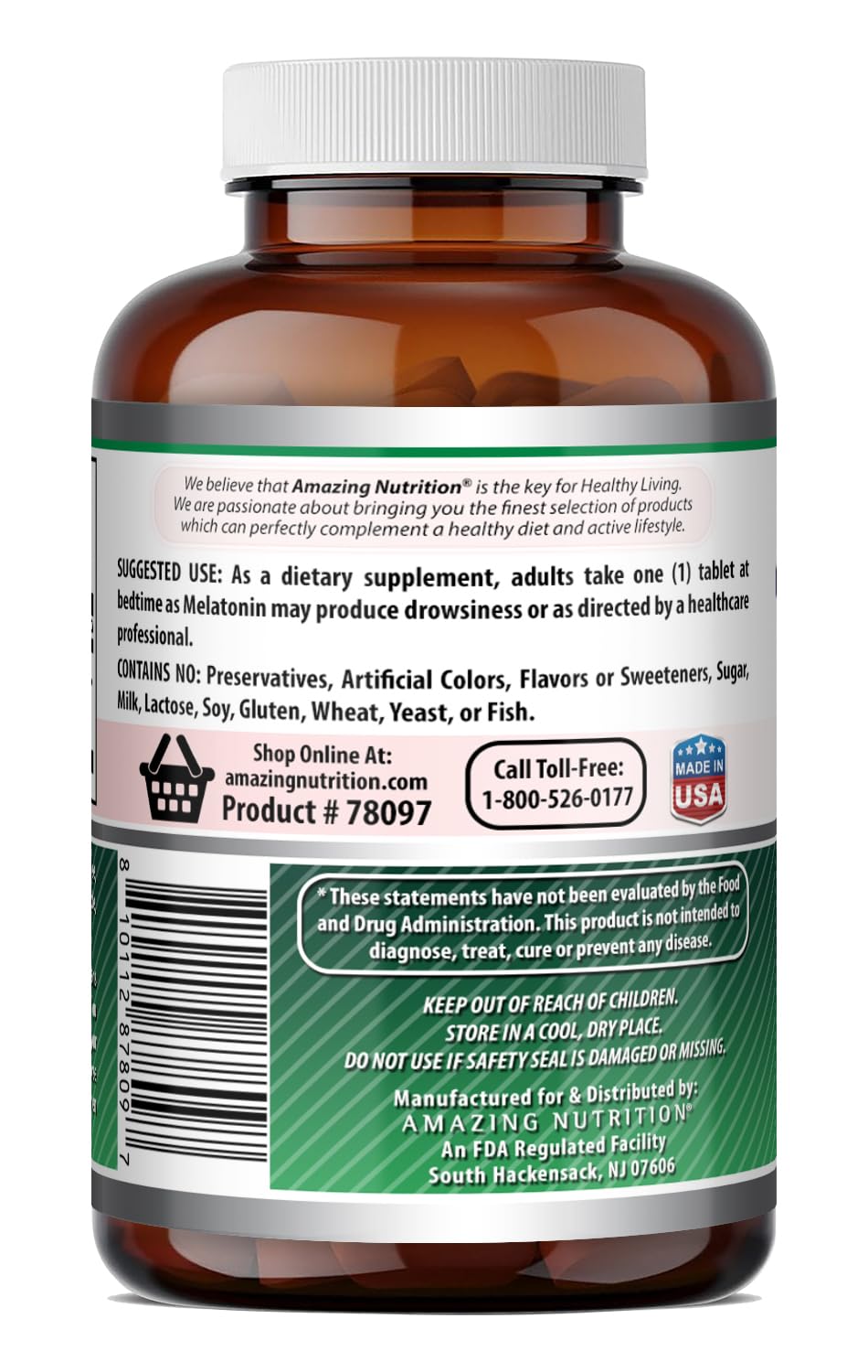 Amazing Formulas melatonin for relaxation