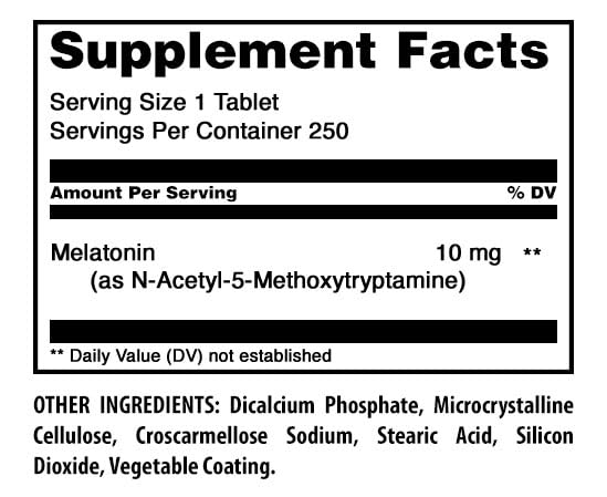 Amazing Formulas melatonin tablets