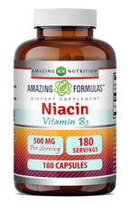 Amazing Formulas Niacin 500 mg capsules