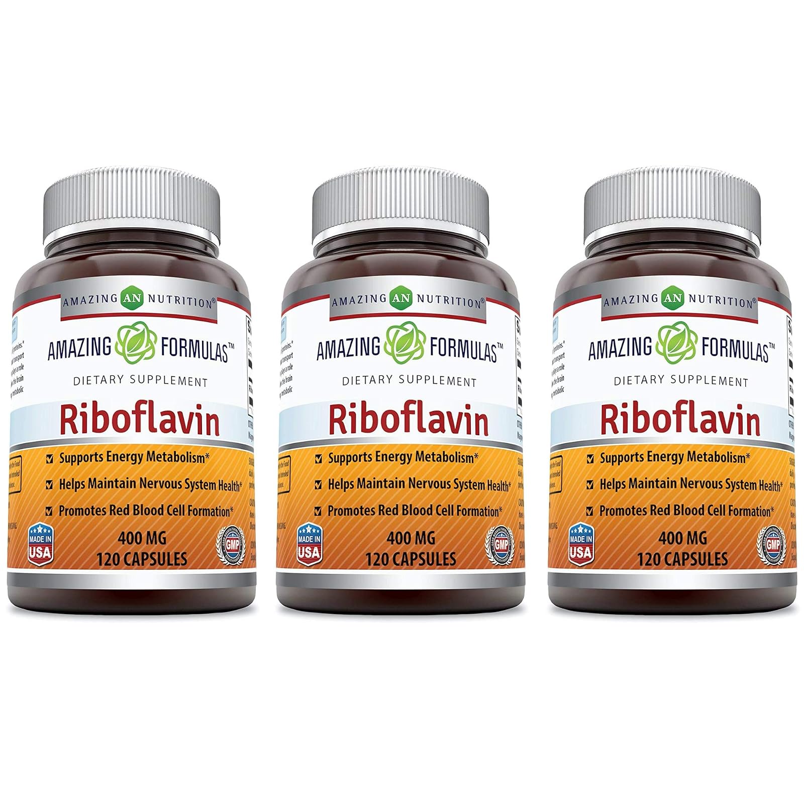 Amazing Formulas Riboflavin 400 mg capsules