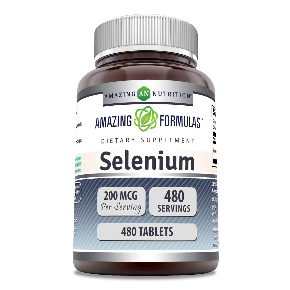 Amazing Formulas Selenium 200 mcg tablets for immune support