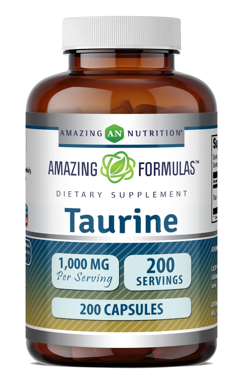 Amazing Formulas taurine capsules for energy