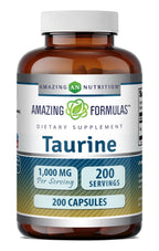 Amazing Formulas taurine supplement capsules