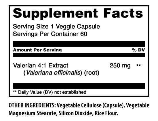 Amazing Formulas valerian root capsules