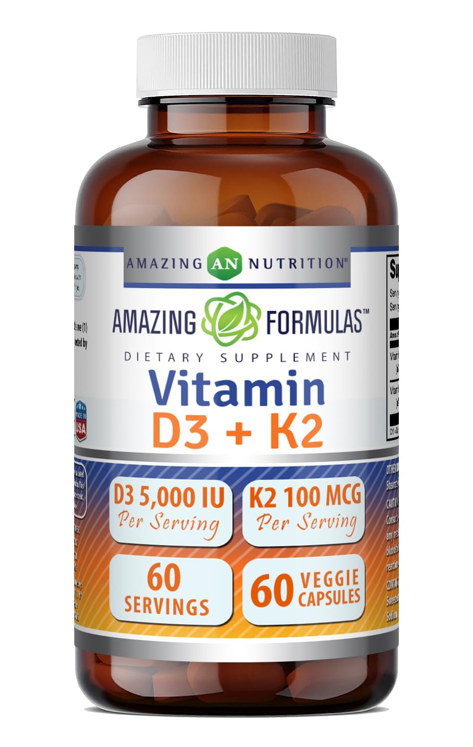 Amazing Formulas Vitamin D3 capsules