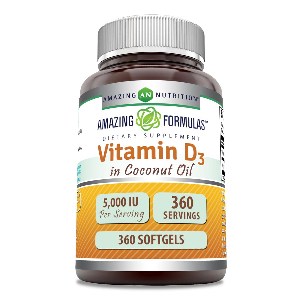 Amazing Formulas Vitamin D3 softgels