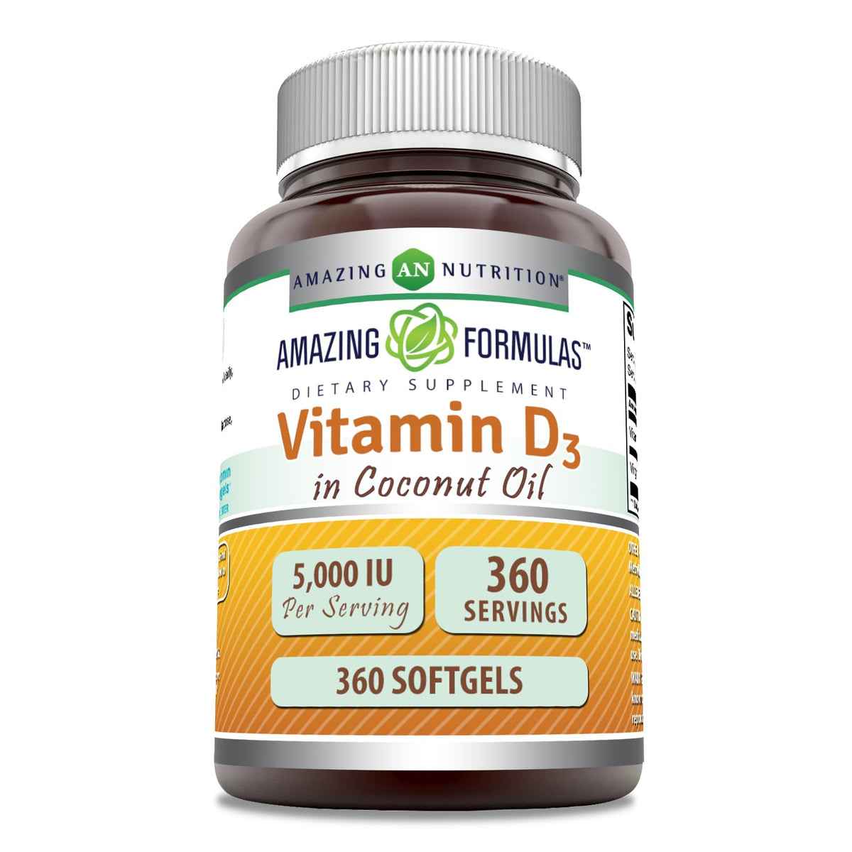 Amazing Formulas Vitamin D3 softgels
