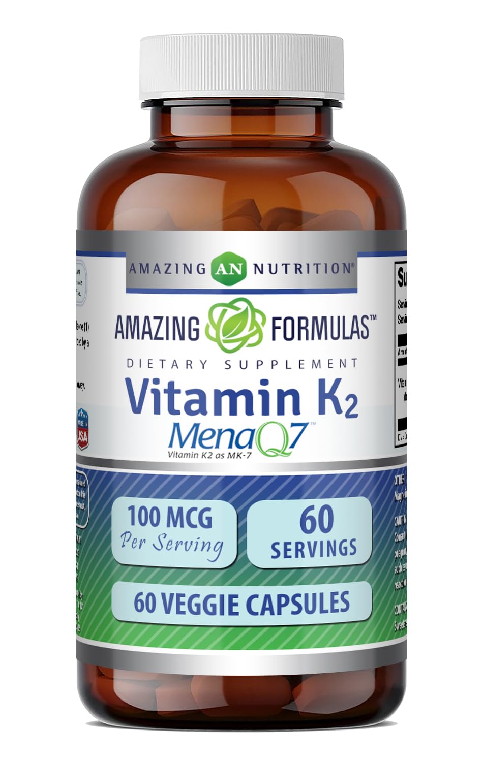 Amazing Formulas Vitamin K2 capsules