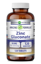 Amazing Formulas Zinc Gluconate tablets
