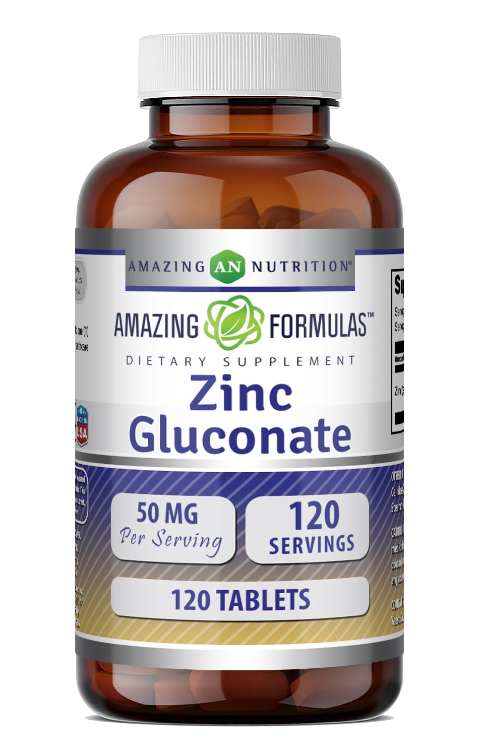 Amazing Formulas Zinc Gluconate tablets