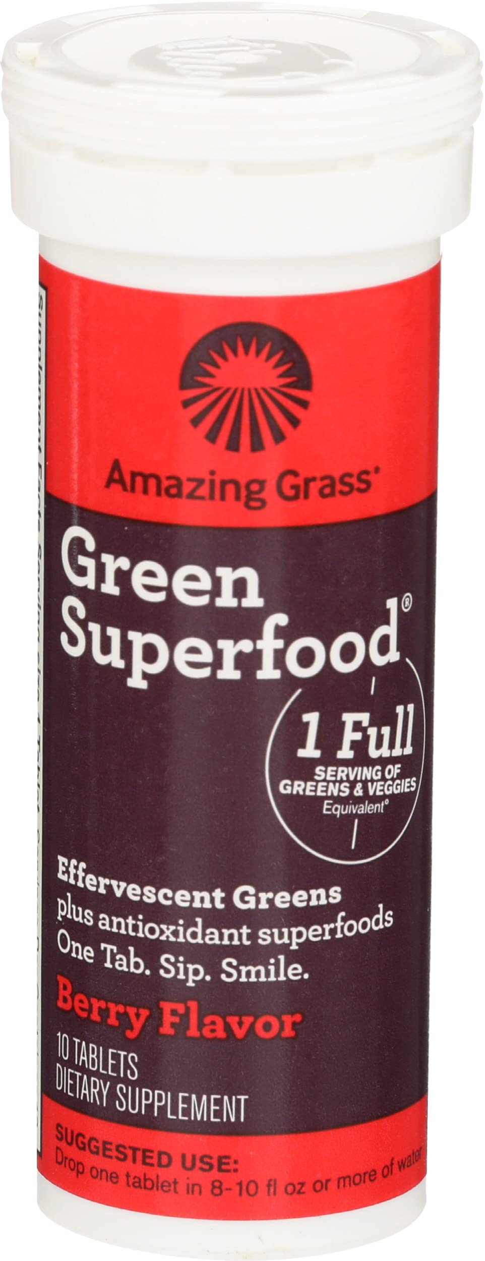 Amazing Grass Berry superfood drink tabs