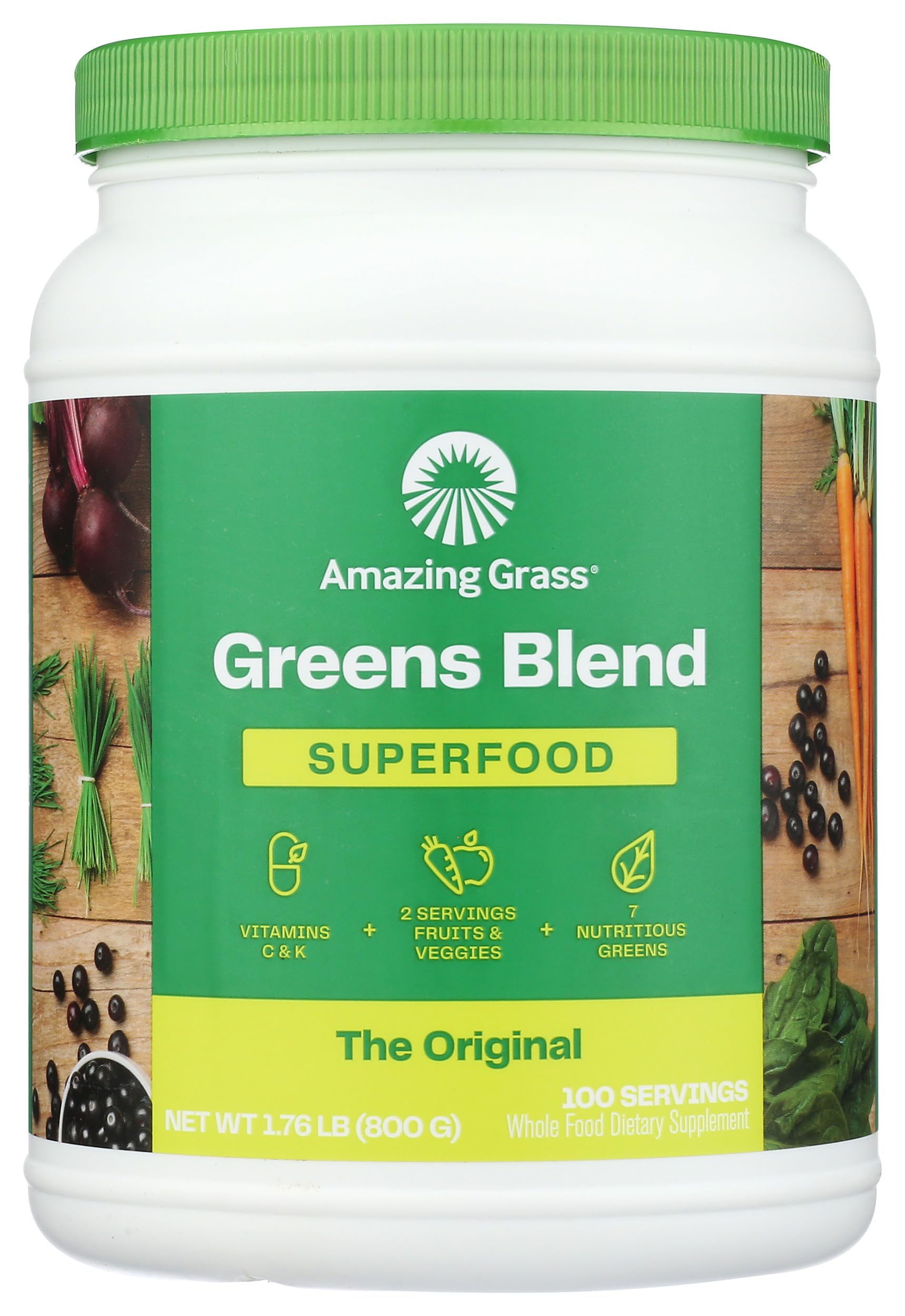 Amazing Grass chlorella superfood powder