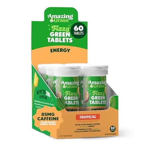 Amazing Grass fizzy green energy tablets