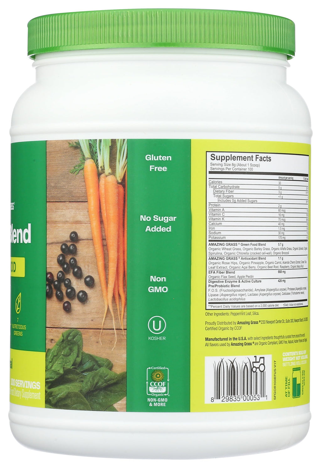 Amazing Grass green powder for smoothies