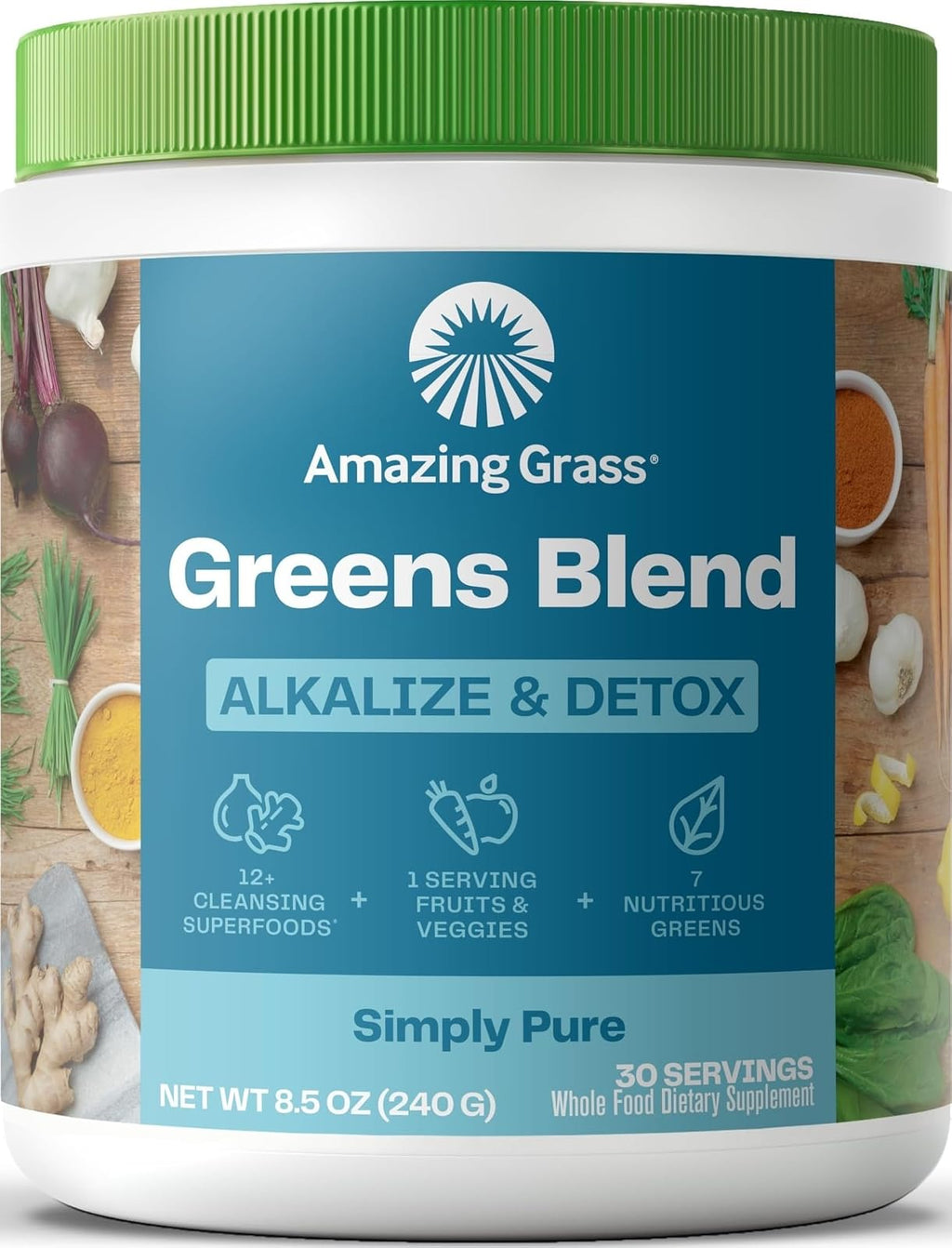 Amazing Grass greens powders for detox