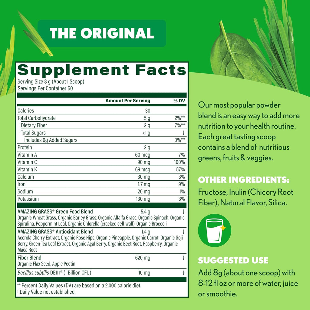 Amazing Grass greens powders for healthy lifestyle
