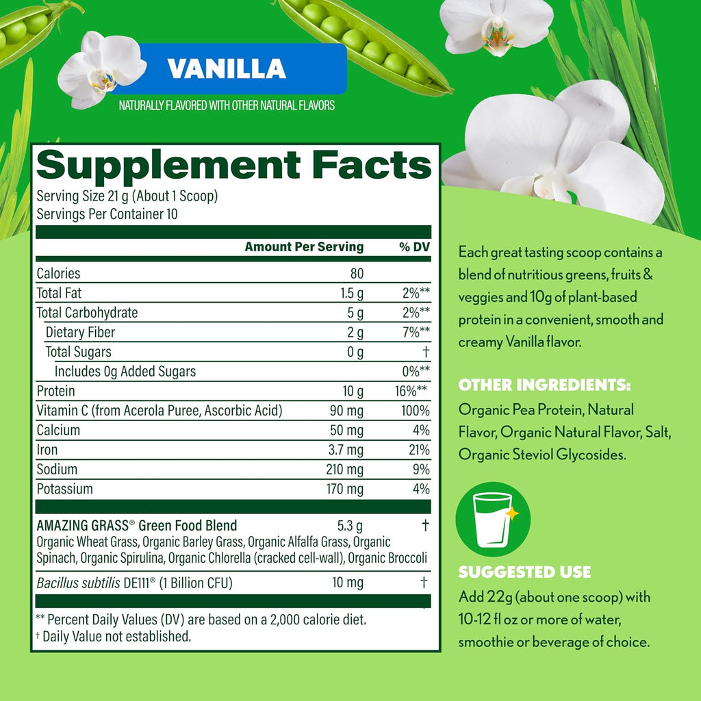 Amazing Grass protein powder for wellness