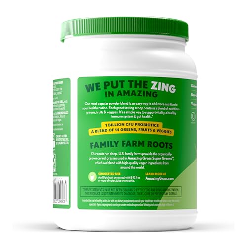 Amazing Grass spirulina for balanced diet