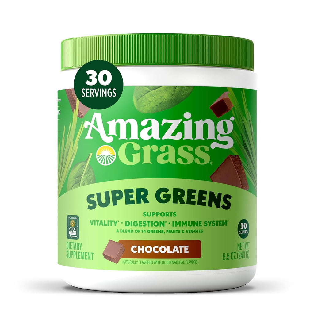 Amazing Grass super greens powder chocolate