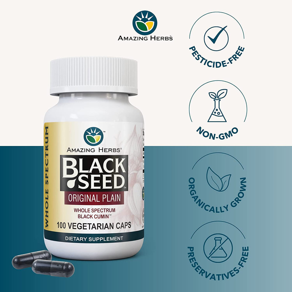Amazing Herbs black seed oil capsules