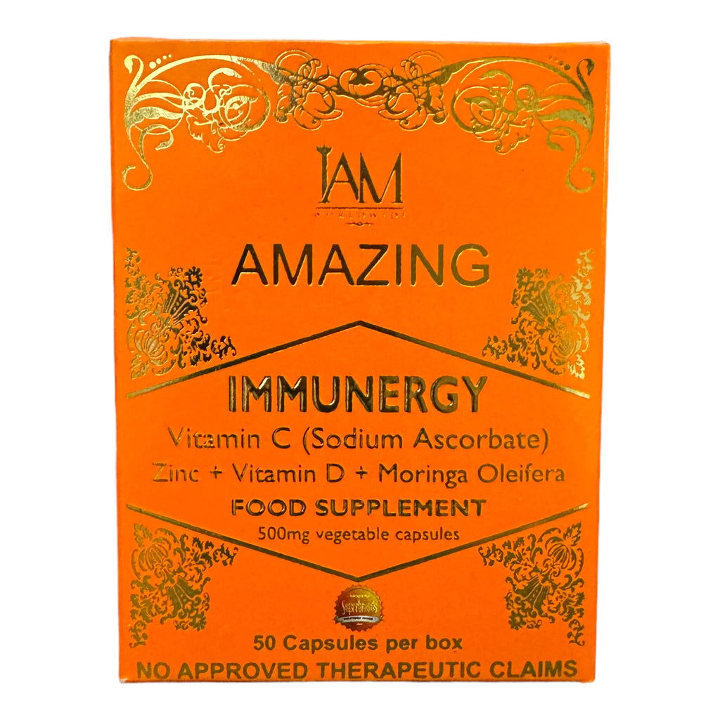 Amazing Immunergy vitamin capsules for energy