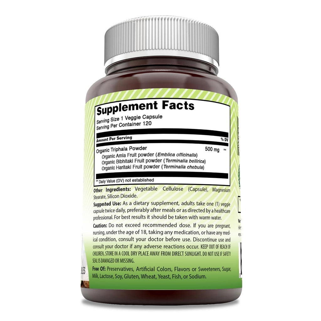 Amazing India triphala herbal supplement