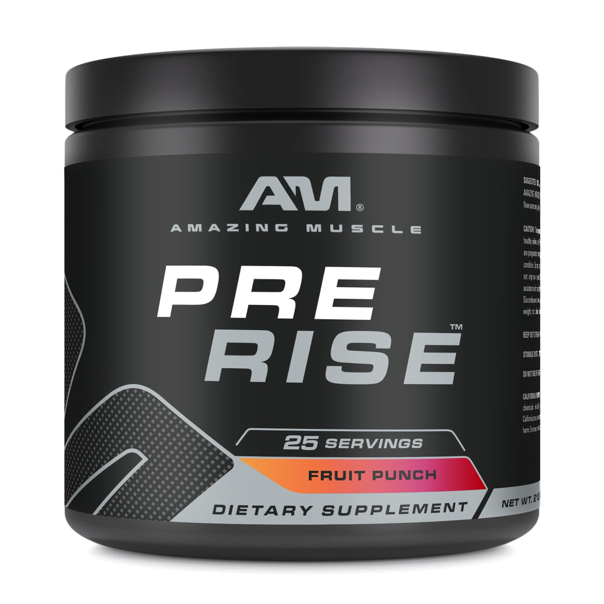 Amazing Muscle pre-workout powder fruit punch