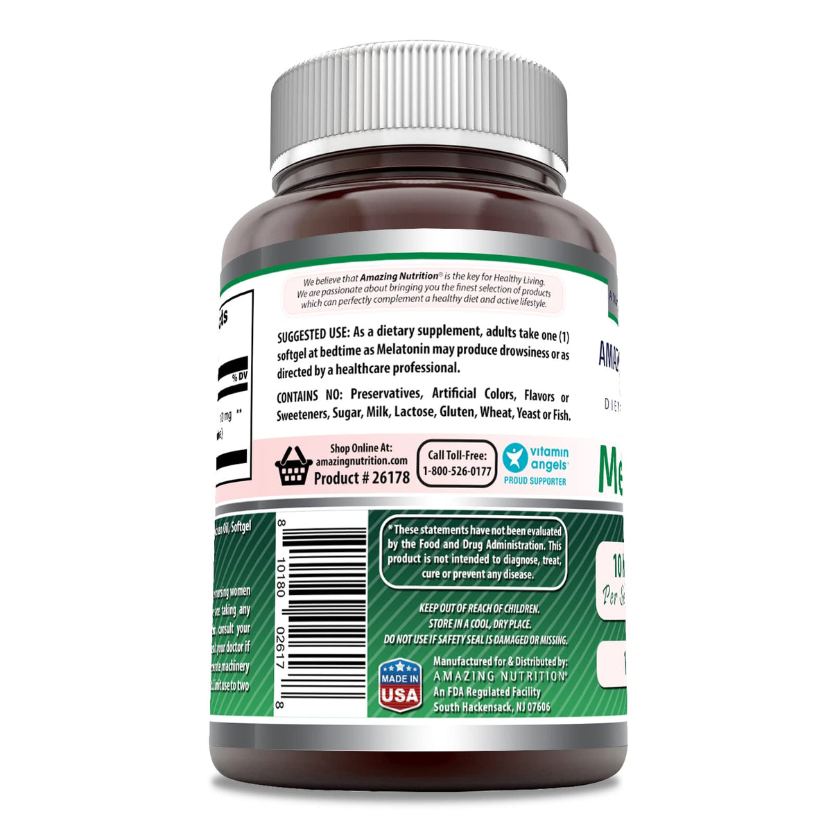 Amazing Nutrition melatonin for relaxation