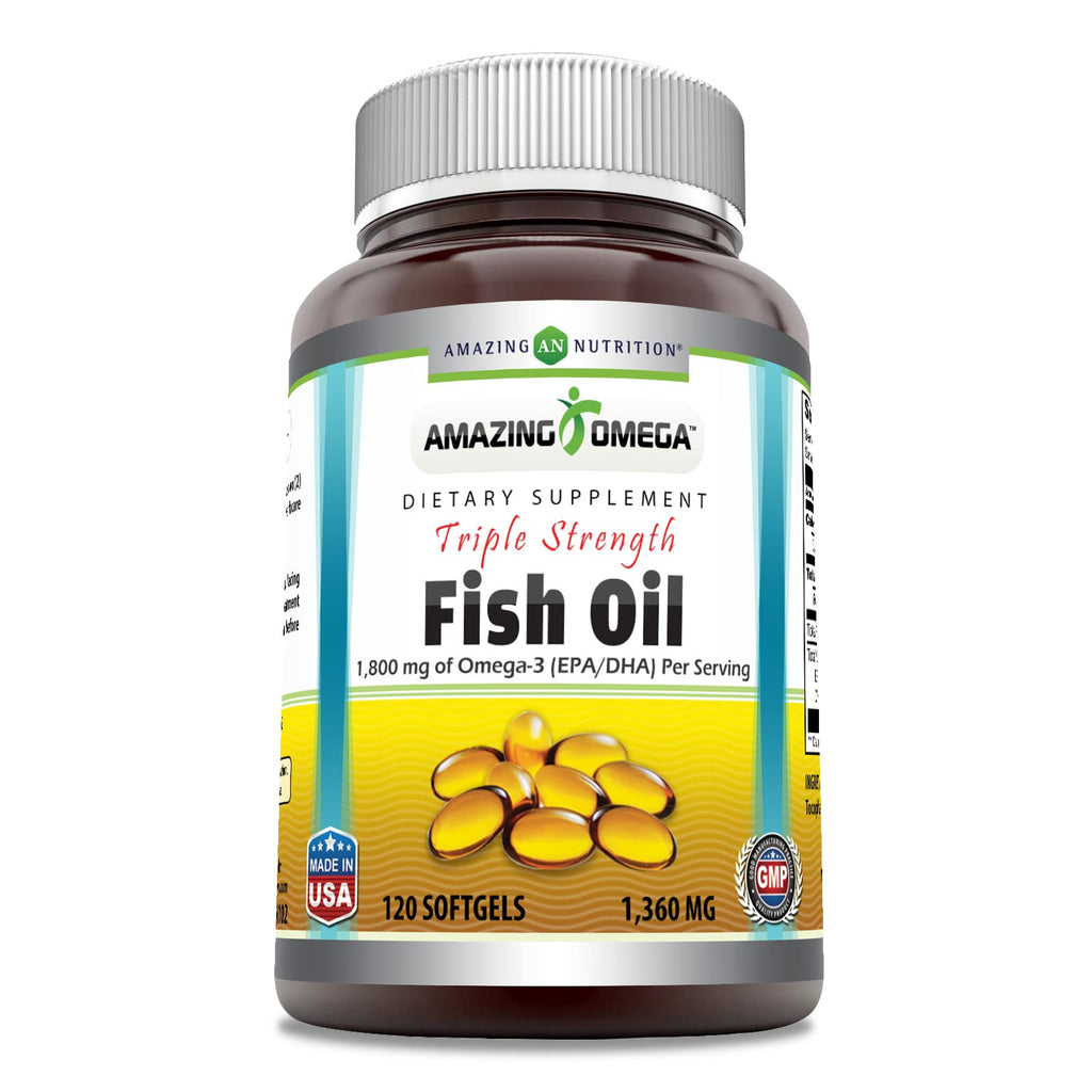 Amazing Omega fish oil softgels