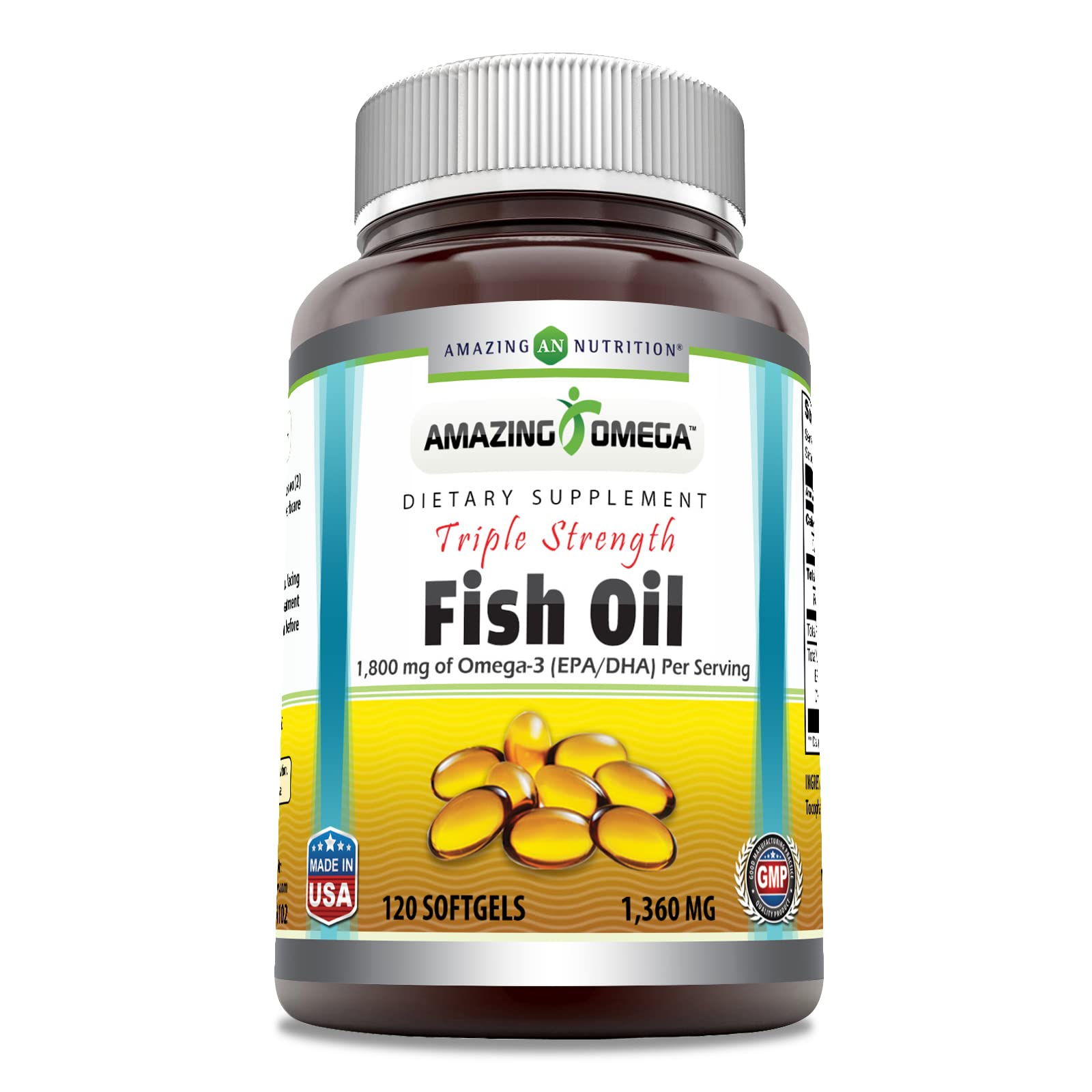 Amazing Omega fish oil softgels