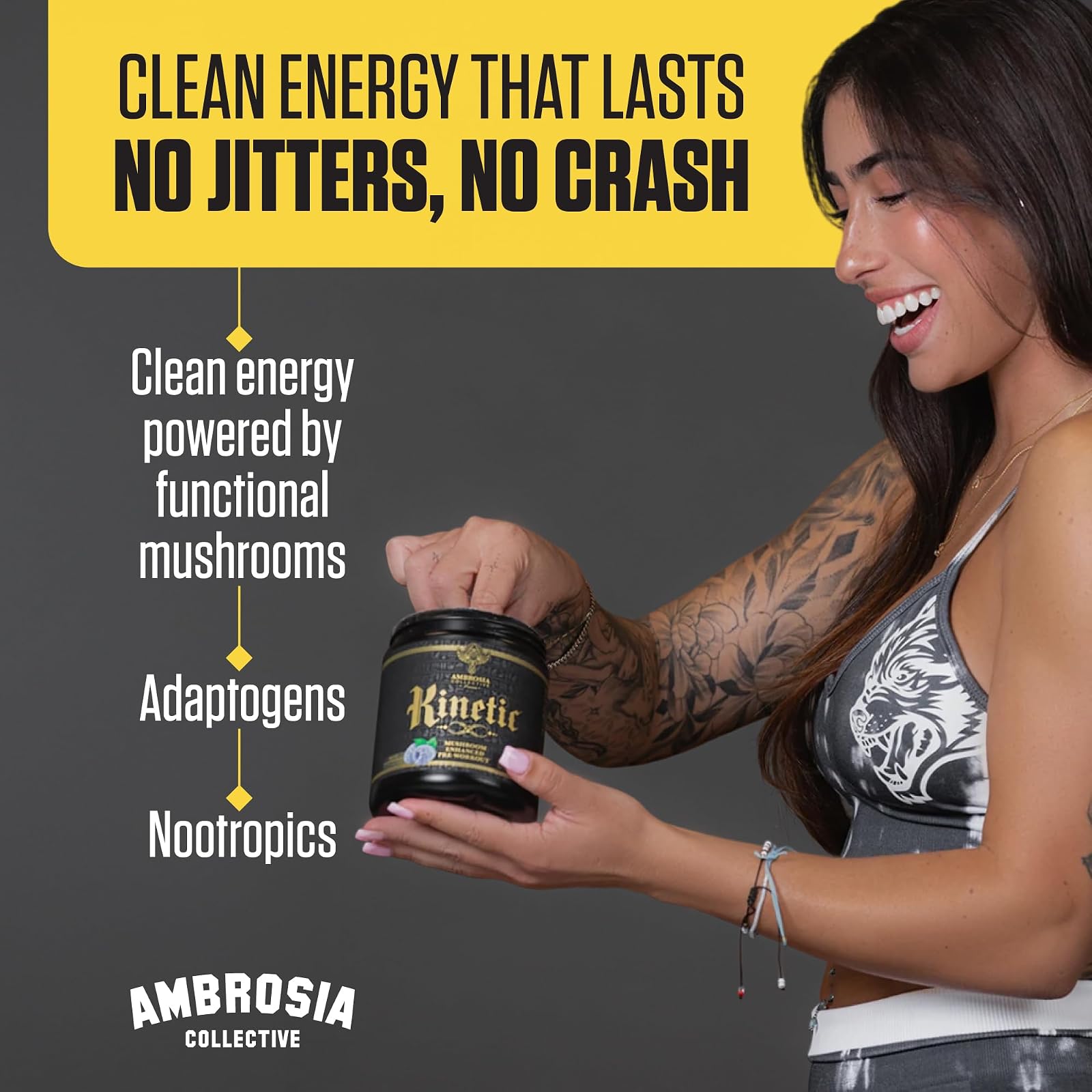 Ambrosia pre-workout for athletes